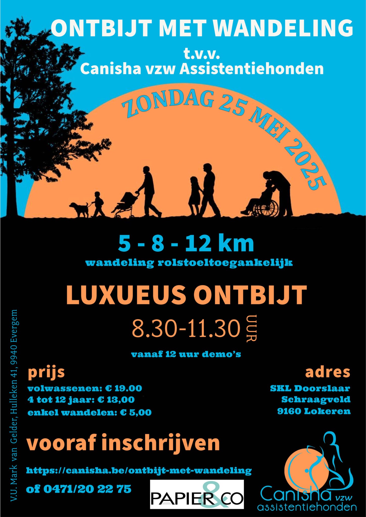 Ontbijt met Wandeling 2025 - Canisha VZW